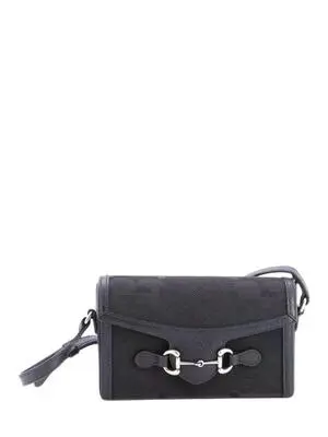 Gucci Horsebit 1955 Mini Crossbody Bag - Black
