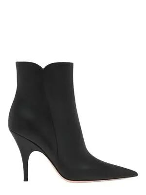GIANVITO ROSSI Sofia Pointed-toe Ankle Boots - Black