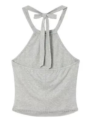 B+AB Crystal-embellished Halterneck Top - Grey