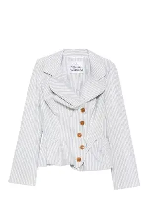 VIVIENNE WESTWOOD Pinstriped Jacket - Grey