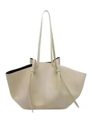 Yuzefi Mochi Leather Shoulder Bag - Neutrals