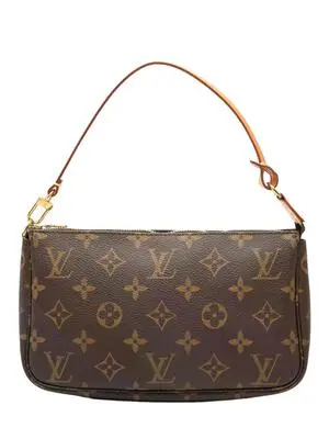 LOUIS VUITTON Monogram Pochette Accessoires Shoulder Bag - Brown
