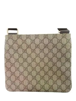 Gucci Gg Supreme Canvas Crossbody Bag - Neutrals