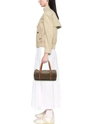 LOUIS VUITTON Monogram Papillon 30 Handbag - Brown