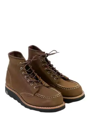 Red Wing Moc Toe Ankle Boots - Brown