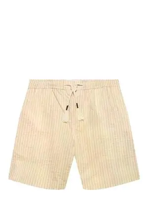 Orlebar Brown Sonoran Striped Seersucker Shorts - Neutrals