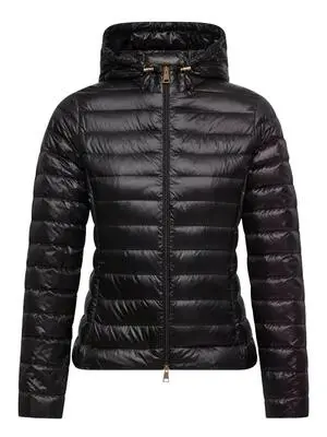 Moncler Quilted Hooded Jacket - Black