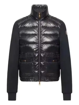 Moncler Quilted Panelled Jacket - Blue
