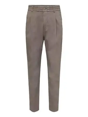 DRYKORN Pleated Tapered Trousers - Neutrals