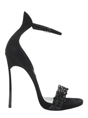 Casadei Blade Stiletto Sandals - Black