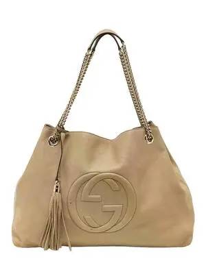 Gucci Soho Chain Tote Bag - Neutrals