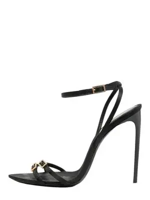 SAINT LAURENT Saint Laurent Cassie Crystal-Embellished Stiletto Sandals