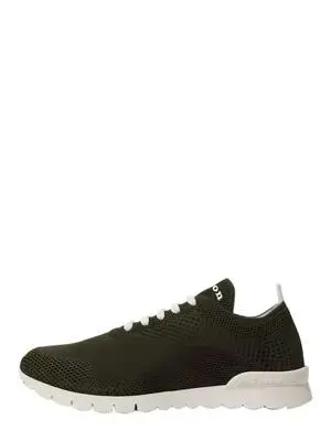 Kiton Knitted Lace-up Sneakers - Green