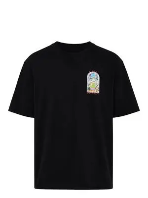 Casablanca Graphic-print T-shirt Black