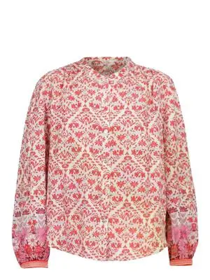 Xirena Faye Damask-print Shirt - Red