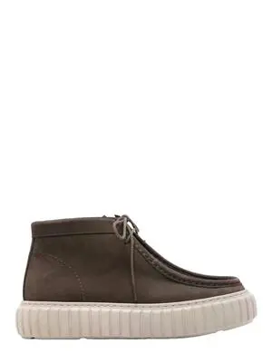 SERGIO MORETTI FIRENZE Lace-up Ankle Boots - Brown
