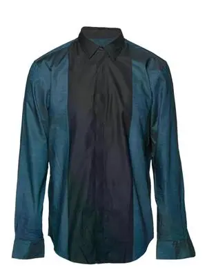 BOSS Slim-fit Contrast-panel Shirt