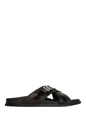 Dolce & Gabbana Cowhide Sandals - Black