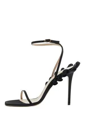 424 Rouched Ankle Strap Sandals