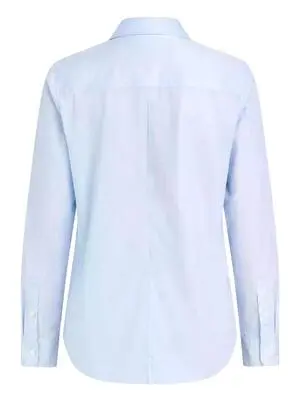 PHARAOH Layla Button-down Cotton Shirt - Blue