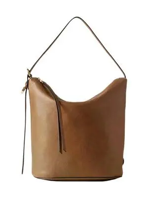 Borbonese Prive Zip-fastening Bucket Bag - Brown