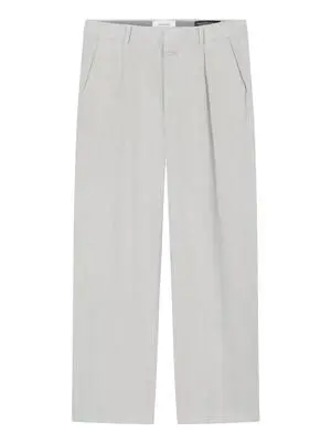 Closed Pleated Trousers - Grey