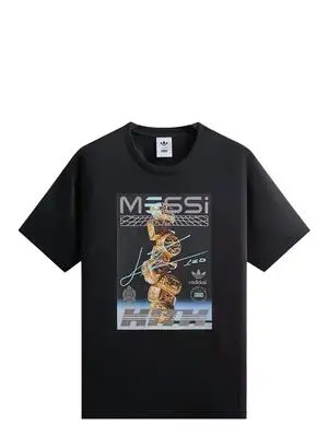 Kith X Adidas Messi Graphic-print T-shirt - Black