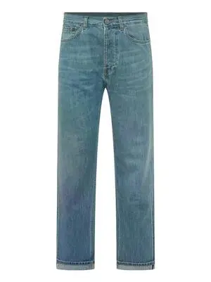 TELA GENOVA TELA GENOVA Straight-Leg Jeans With Logo Patch