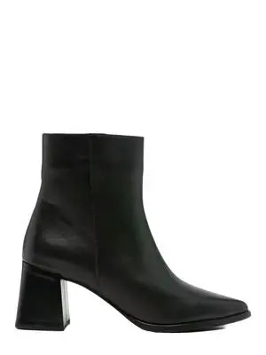 SERGIO MORETTI FIRENZE Pointed-toe Zip-fastening Boots - Black