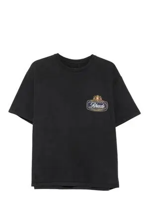 Rhude Safari Crest Short-sleeve T-shirt - Black