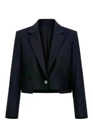 WE-AR4 The Bar Pinstripe Jacket - Blue