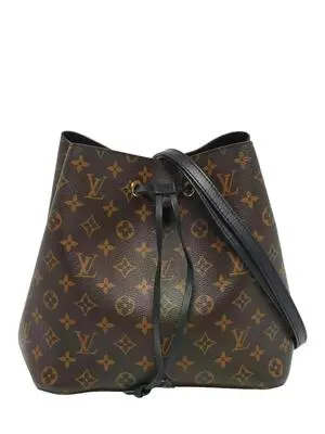 LOUIS VUITTON Monogram Neonoe Bucket Bag - Brown