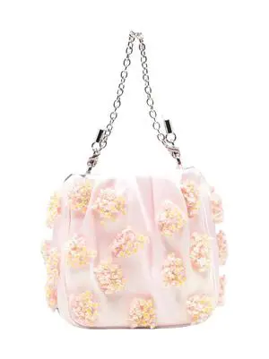 SELF-PORTRAIT Beaded Tote Bag - Pink