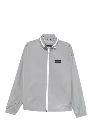 Karl Lagerfeld Lightweight Logo Patch Jacket - Grey