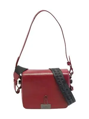 Off-White Binder Clip Shoulder Bag - Red