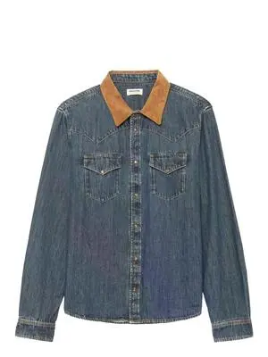 Zadig&Voltaire Saby Denim Shirt - Blue