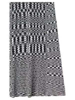 GANNI GANNI Space-Dye Ribbed Knit Maxi Dress