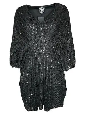 ANY OLD IRON Fourth Avenue Sequin Dress - Black
