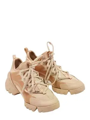 Dior D-connect Paneled Sneakers - Neutrals
