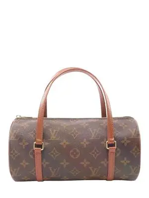LOUIS VUITTON Monogram Papillon 26 Handbag - Brown