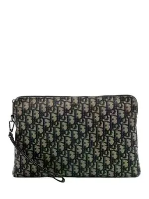 Dior Zipped Pouch Clutch Bag - Blue