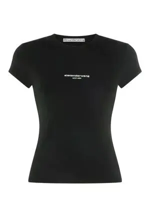 Alexander Wang Logo Print T-shirt - Black