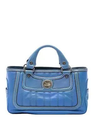 Celine Leather Boogie Handbag - Blue