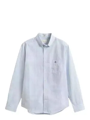 Gant Gingham-check Button-down Shirt - Blue