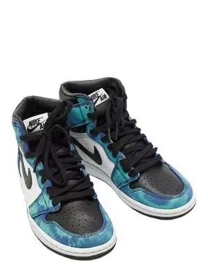 JORDAN 1 Retro Tie-dye Sneakers - Blue