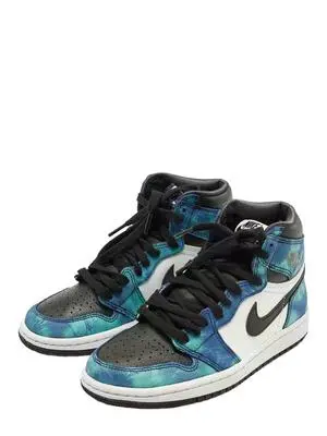 JORDAN 1 Retro Tie-dye Sneakers - Blue