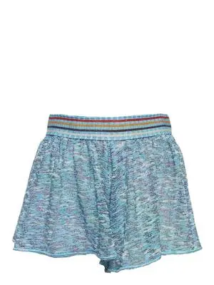 Missoni Lurex Knit Shorts - Blue