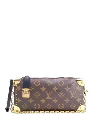 LOUIS VUITTON Slim Soft Trunk Shoulder Bag - Brown