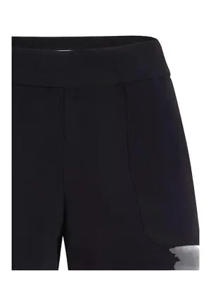 MARIE OLIVER Mia Panelled Shorts - Black