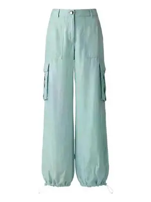 TOCCIN James Wide-leg Trousers - Green